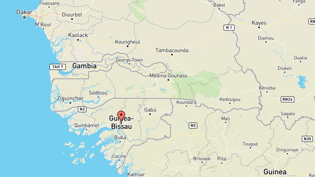 Mappa Guinea-Bissau (Africa) interattiva e cartina geografica