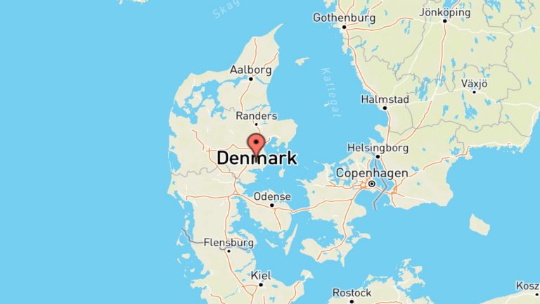Mappa Danimarca (Europa occidentale) interattiva e cartina geografica