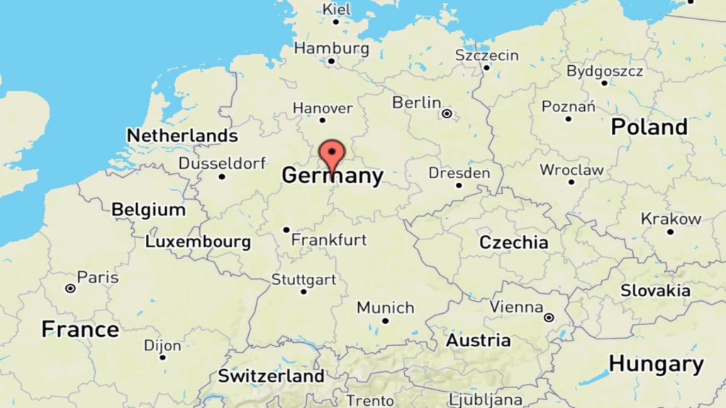 Mappa Germania (Europa occidentale) interattiva e cartina geografica