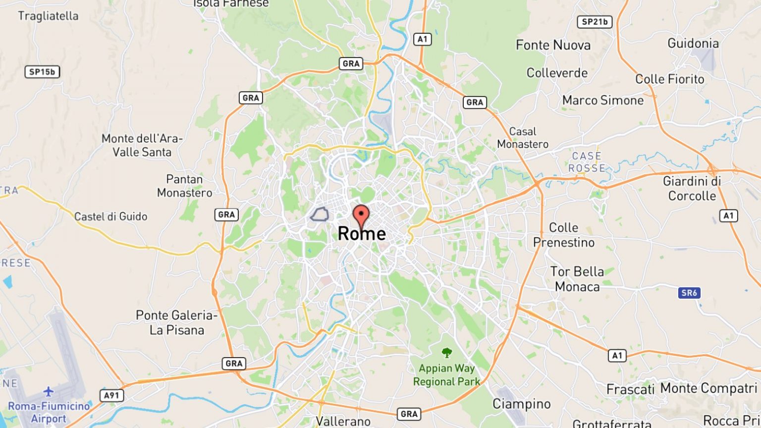 Mappa Roma (Italia) interattiva e cartina geografica